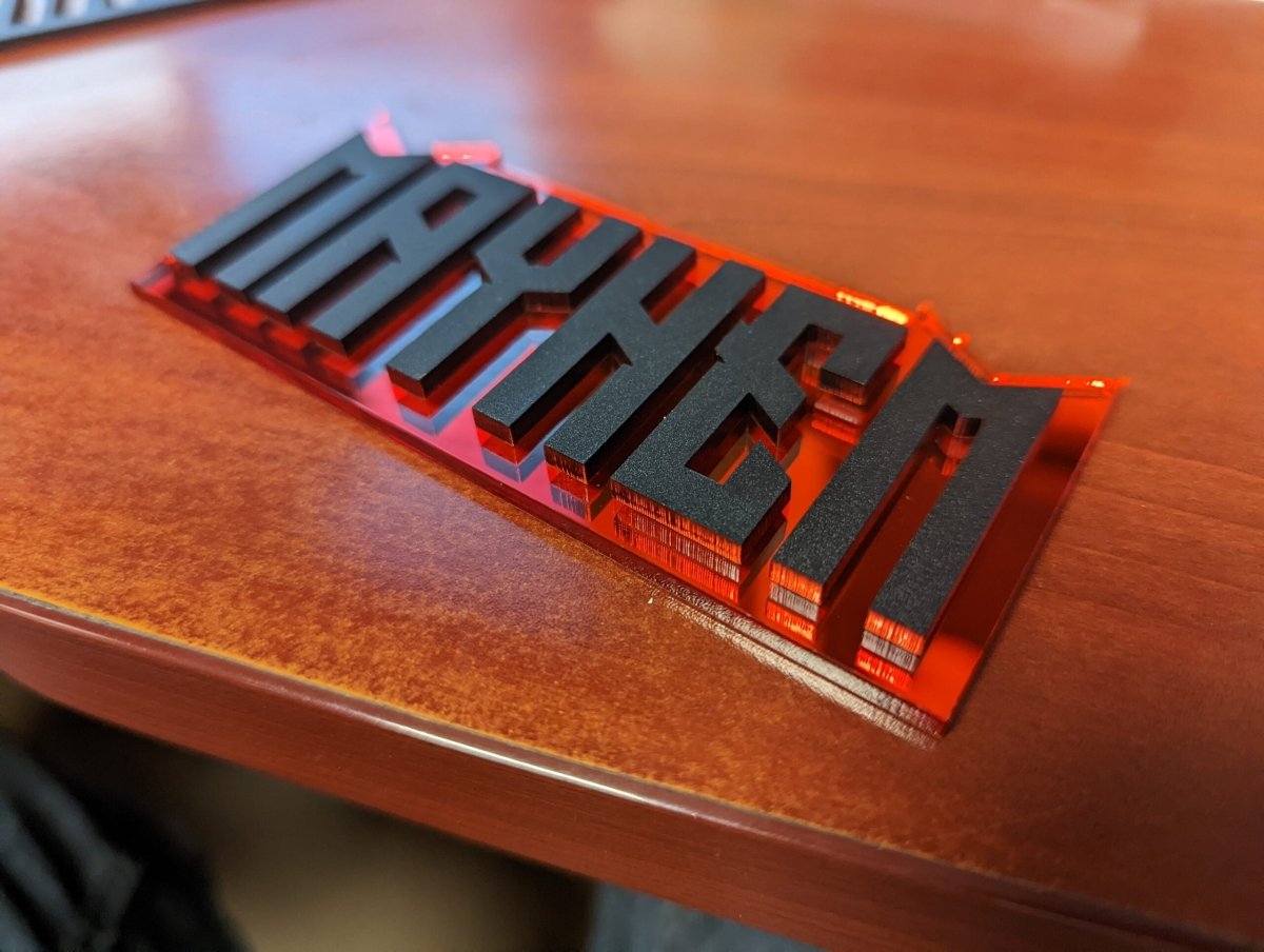 Custom Text Badge Type Your Own Box Font Double Layer Atomic Custom Text Badge Type Your Own Box Font Double Layer Atomic