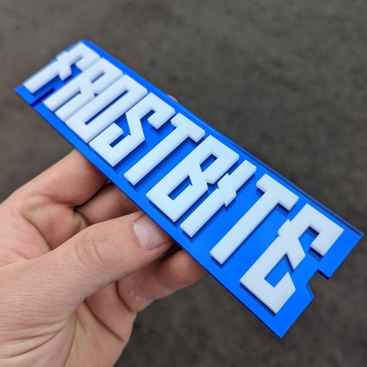 Custom Text Badges - Dual Layer – Atomic Car Concepts