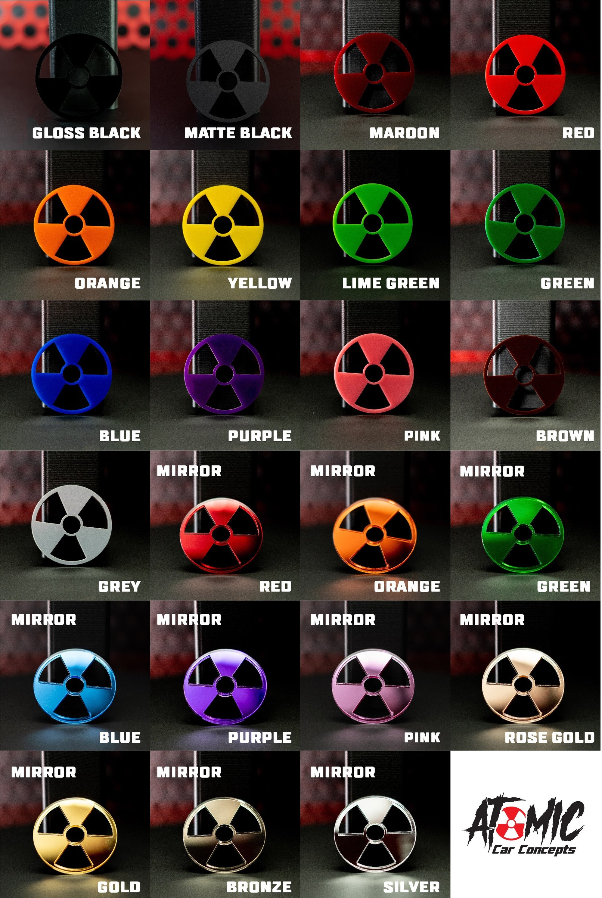 Color Options – Atomic Car Concepts