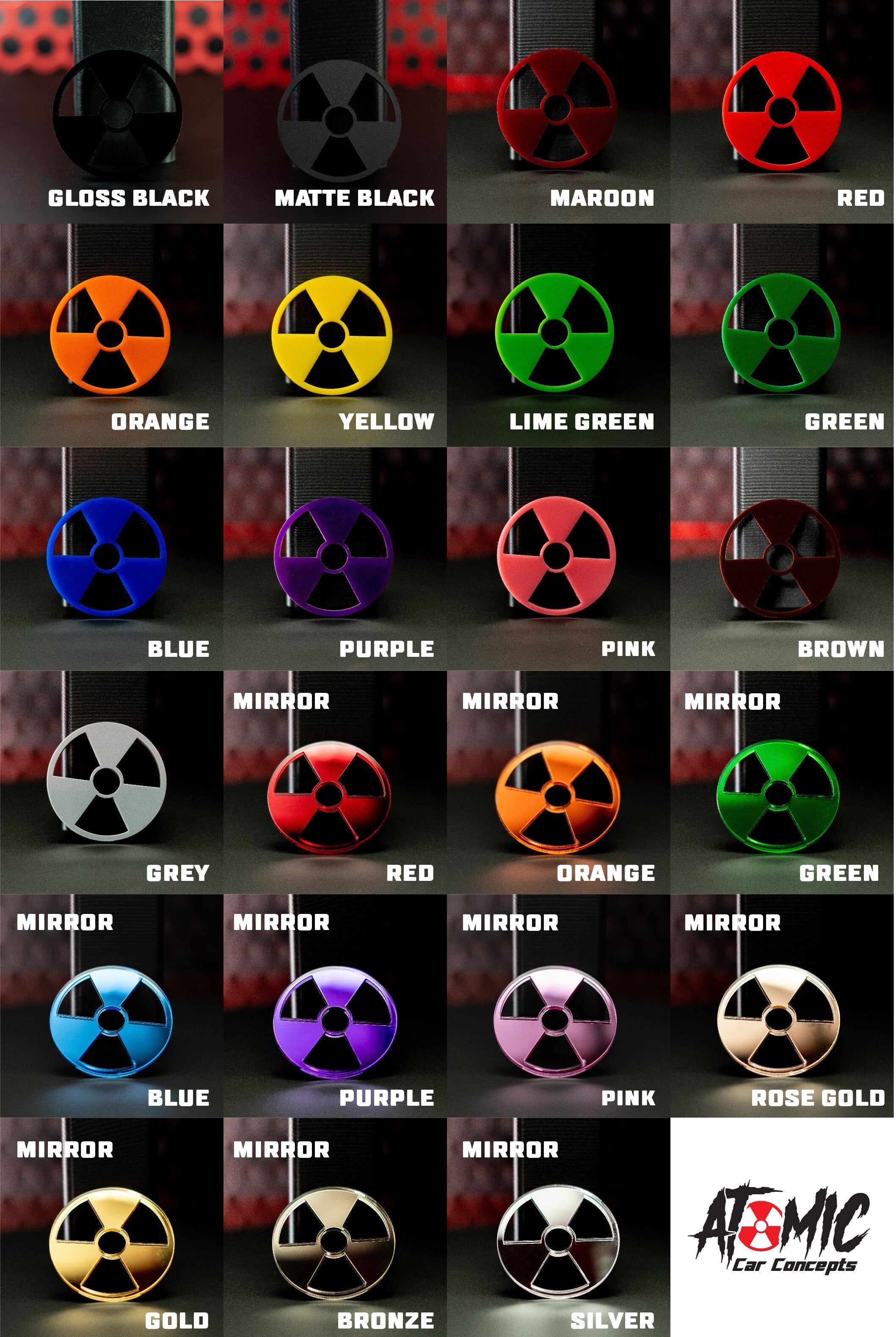 Color Options – Atomic Car Concepts