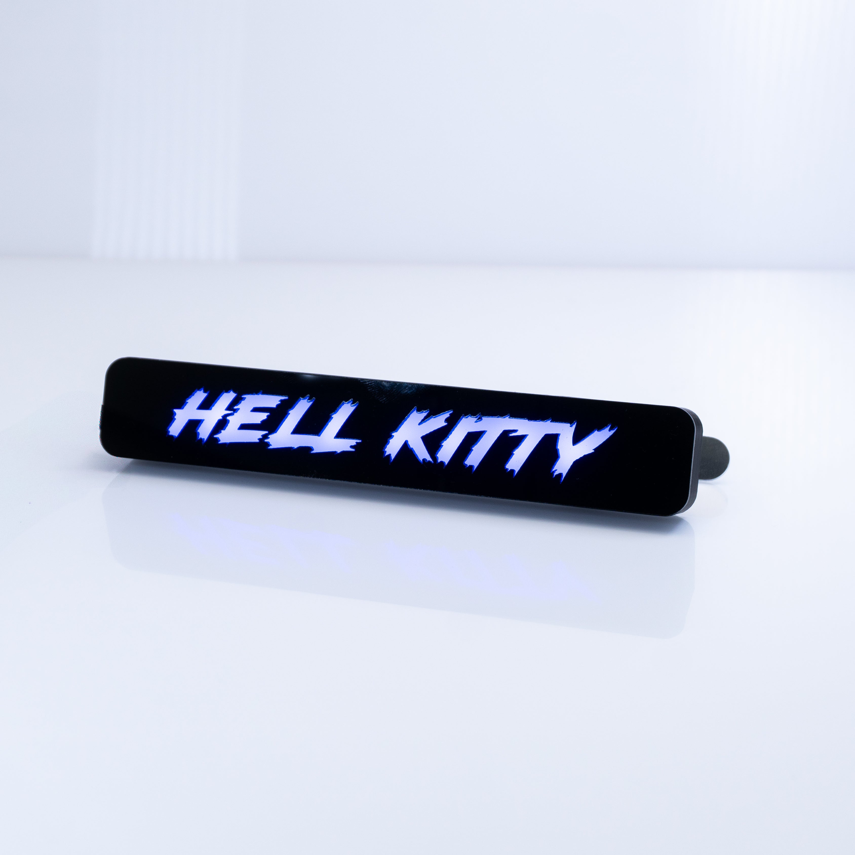 Custom LED Grille Badge - Lightning Font - 1.12" X 6.5" – Atomic Car ...