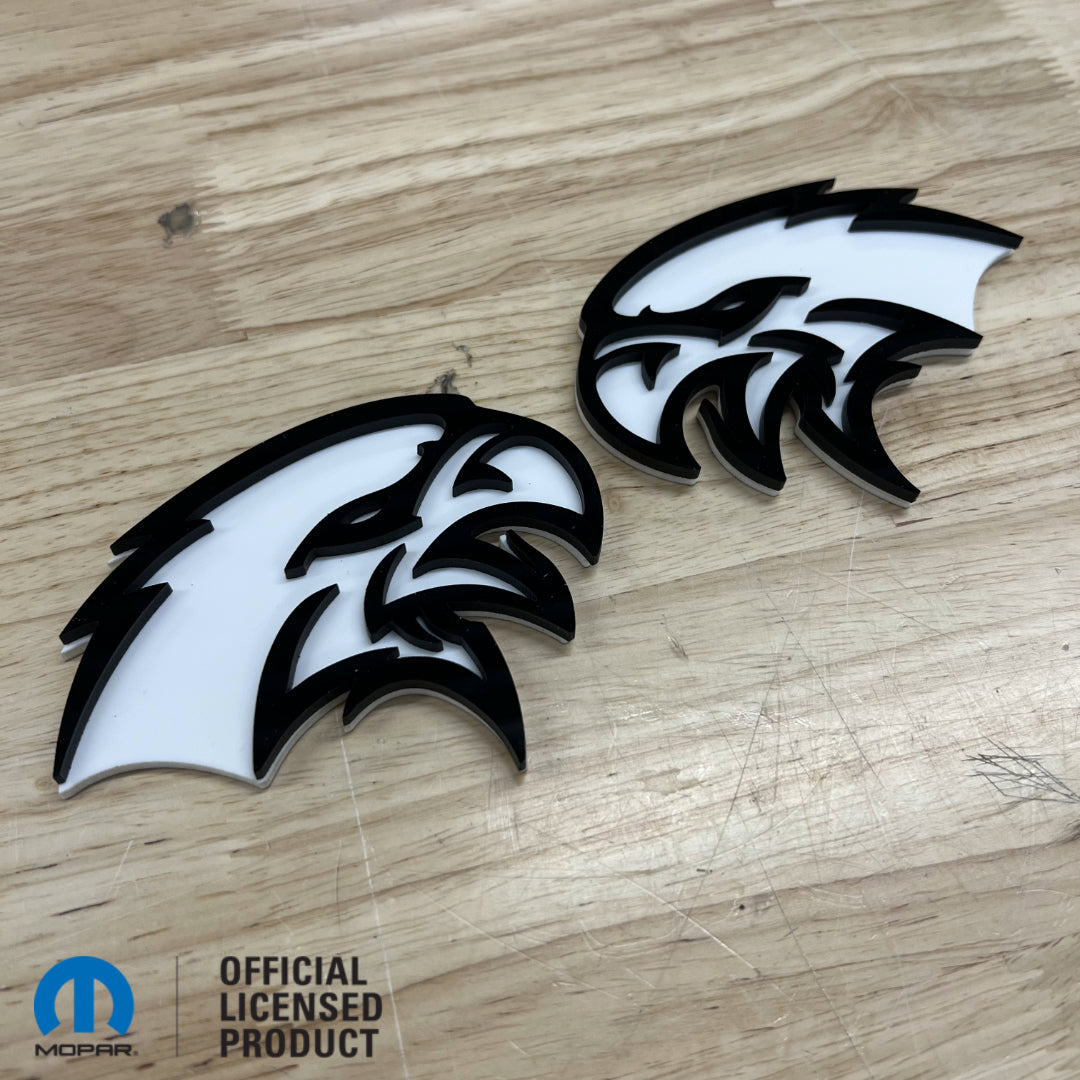 HellHawk® Head Badge Pair - Officially Licensed Product – Atomic Car ...