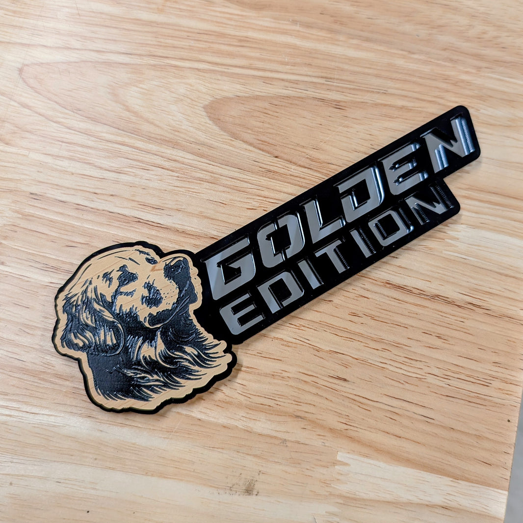 Dog Edition Car Badges – Atomic Car Concepts