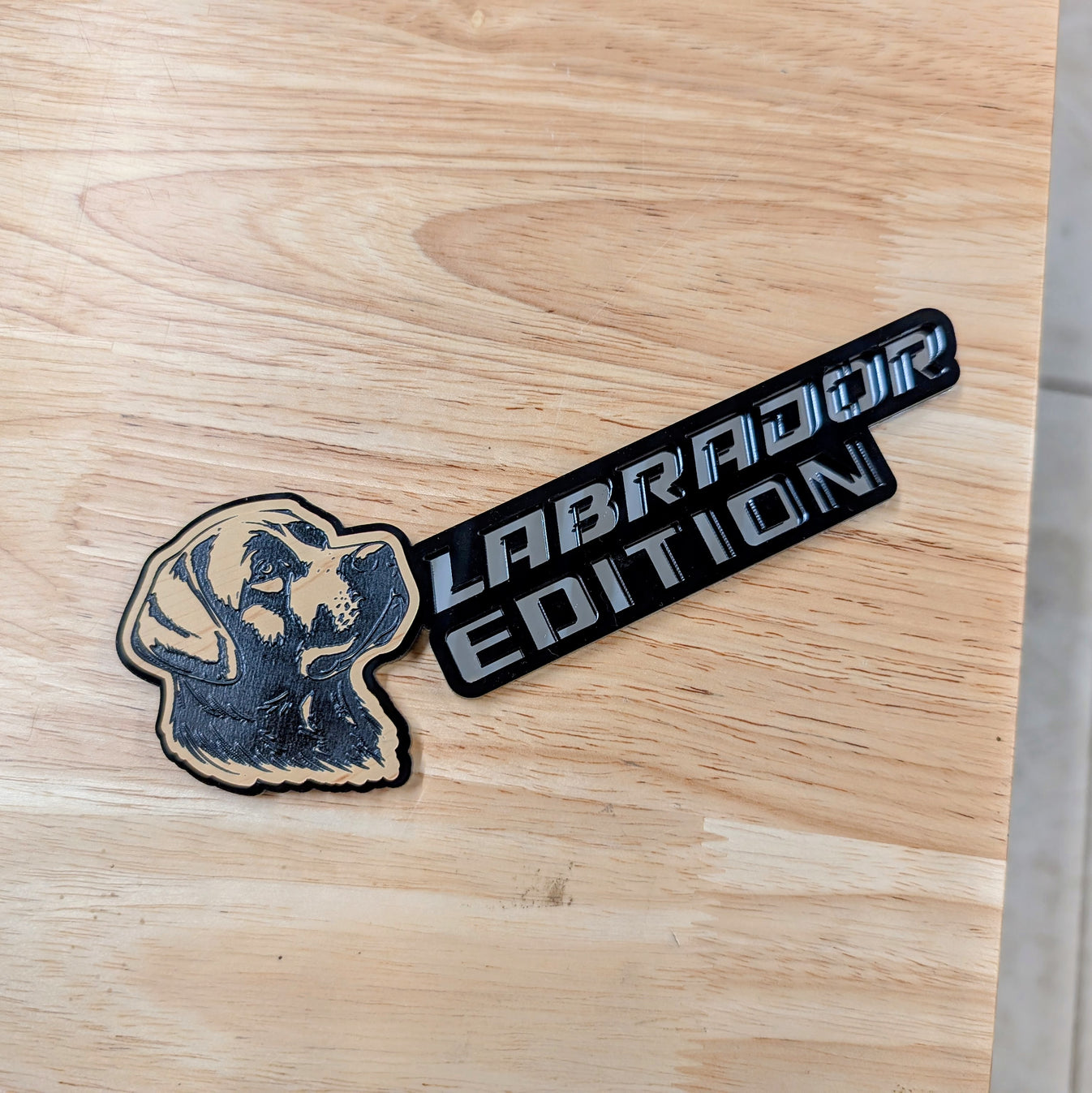Labrador Edition Car Badge – Atomic Car Concepts
