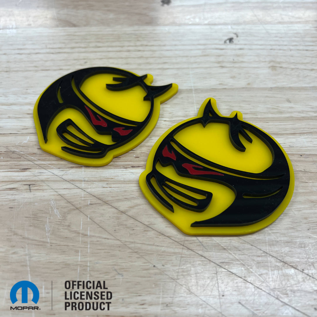 Scatpack® Head Fender Badge Pair - Choose Your Colors - Officially Lic ...