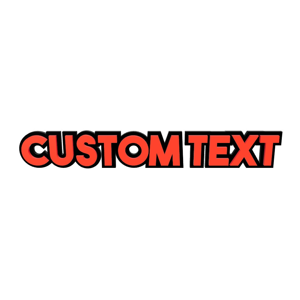 Custom Text Products – Atomic Car Concepts