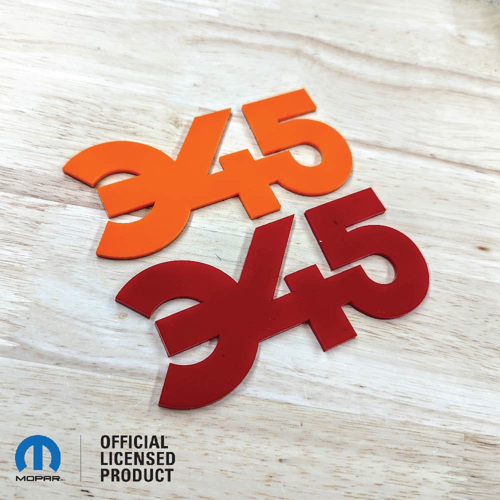 345® Badge - Crate Logo Style - Choose Your Colors - Officially Licens ...