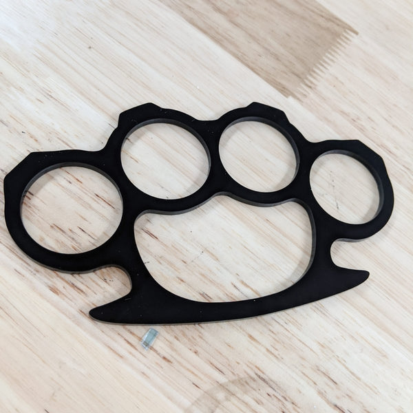 Brass Knuckles Car Badge - Black – Atomic Car Concepts