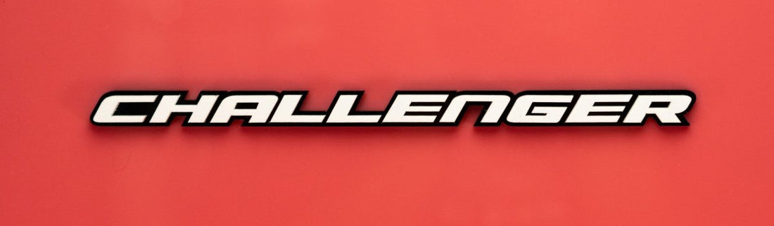 Challenger® Car Badge - Stacked Design - Choose Your Color - Officiall ...
