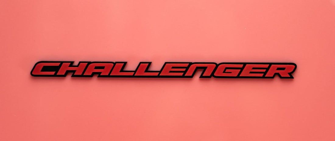 Challenger® Car Badge - Stacked Design - Choose Your Color - Officiall ...