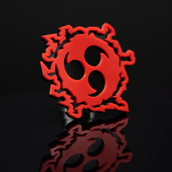 Cursed Seal Inspired Icon Badge - Tape Mount – Atomic Car Concepts