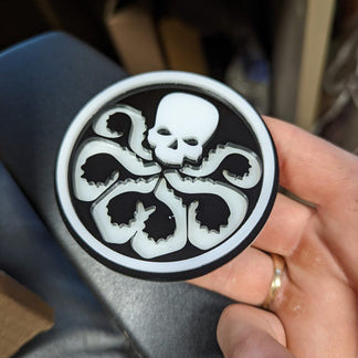 Fully Custom Car Emblem - Stacked Design - Design Your Own - Custom Mo ...