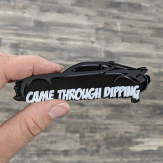 Fully Custom Car Emblem - Stacked Design - Design Your Own - Custom Mo ...