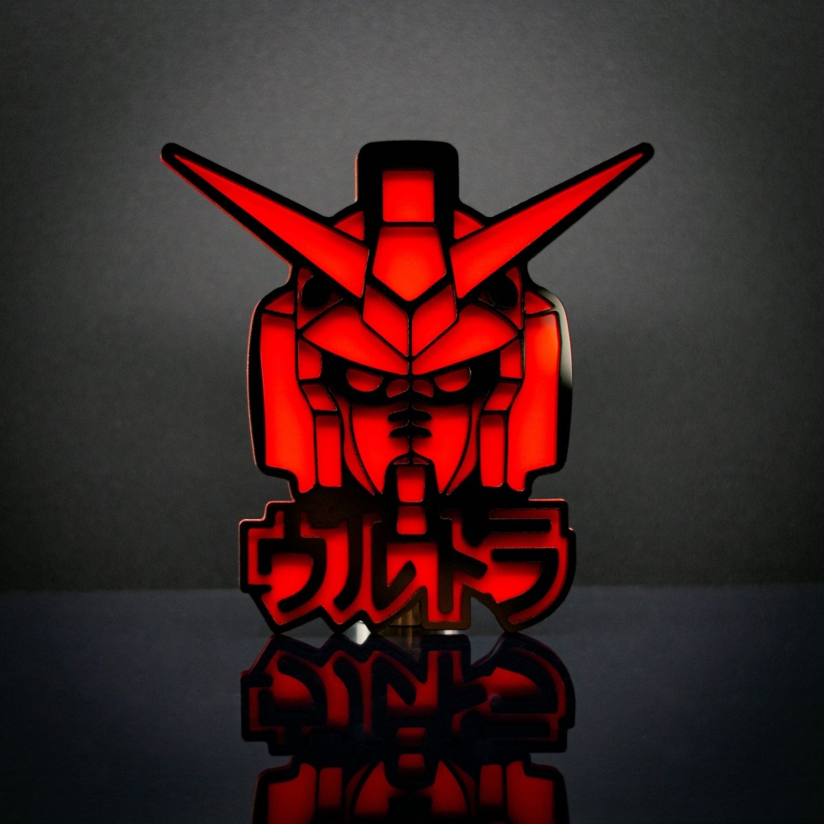 Gundam Helmet Inspired Icon Badge - Tape Mount – Atomic Car Concepts