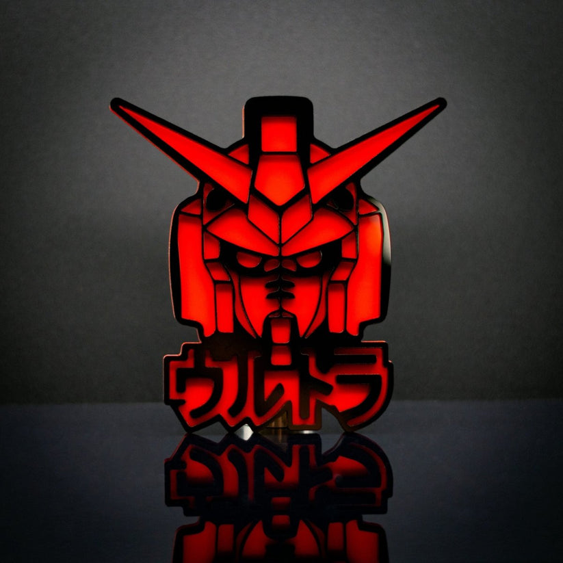 Gundam Helmet Inspired Icon Badge - Tape Mount – Atomic Car Concepts