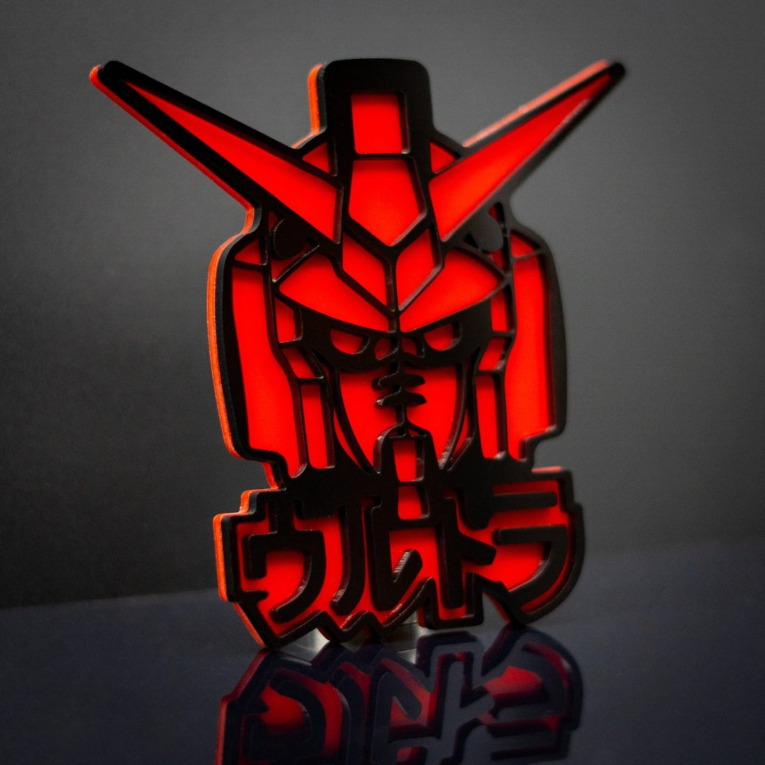 Gundam Helmet Inspired Icon Badge - Tape Mount – Atomic Car Concepts