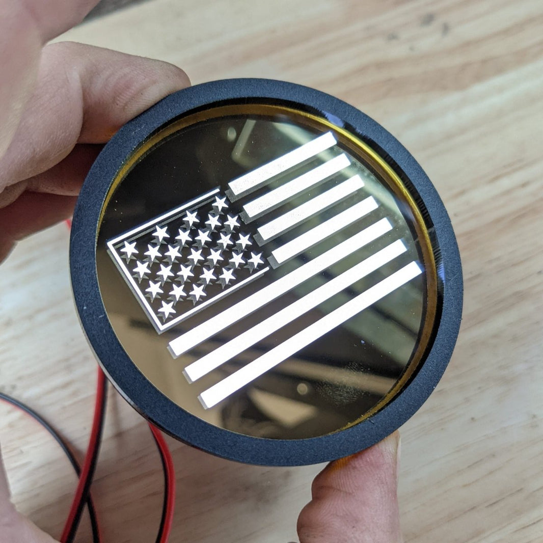 LED Illuminated Badges – Atomic Car Concepts