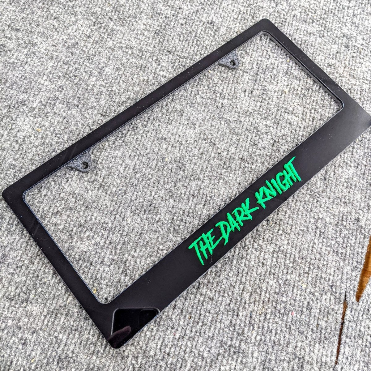 Custom Text License Plate Border Frame – Atomic Car Concepts
